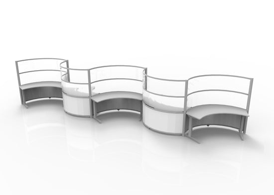 Curved Carrels - 67H – fluidconcepts