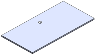 Edge, Rect Worksurface, Round Grommet – fluidconcepts