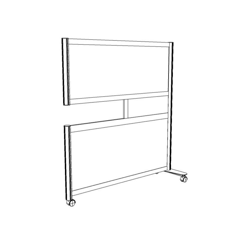 Scissor Screen - Casters (MSSPC) – fluidconcepts